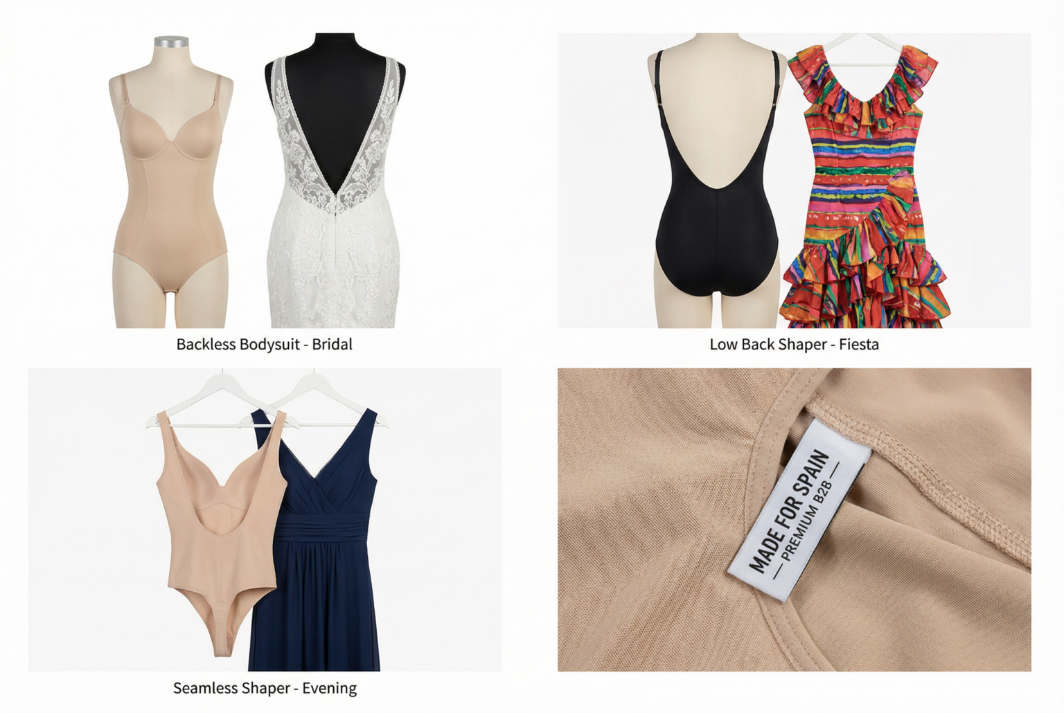 Custom All-in-One Backless Shapewear for Spain